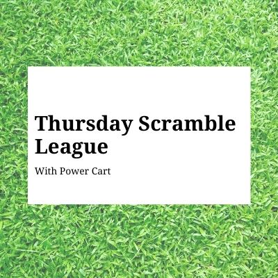 Thursday Scramble League Fee with Cart – Ledge Meadows Golf Course